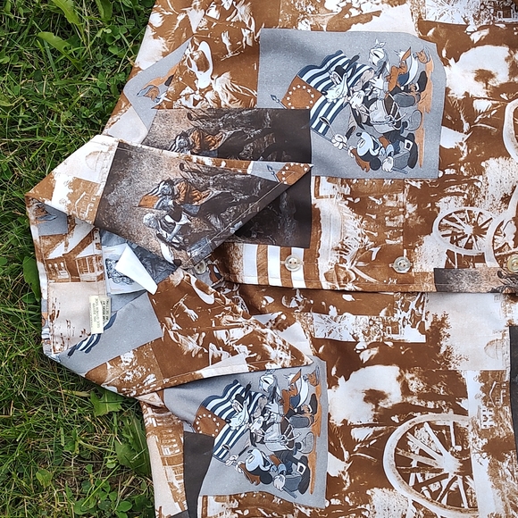 kennington | Shirts | Vintage Mickey Mouse Kennington Button Down ...